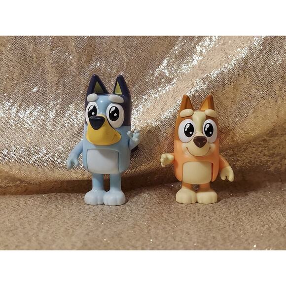 Toys | Disney Junior Bluey Bingo Figures Big Sparkle Eye Begging Please ...